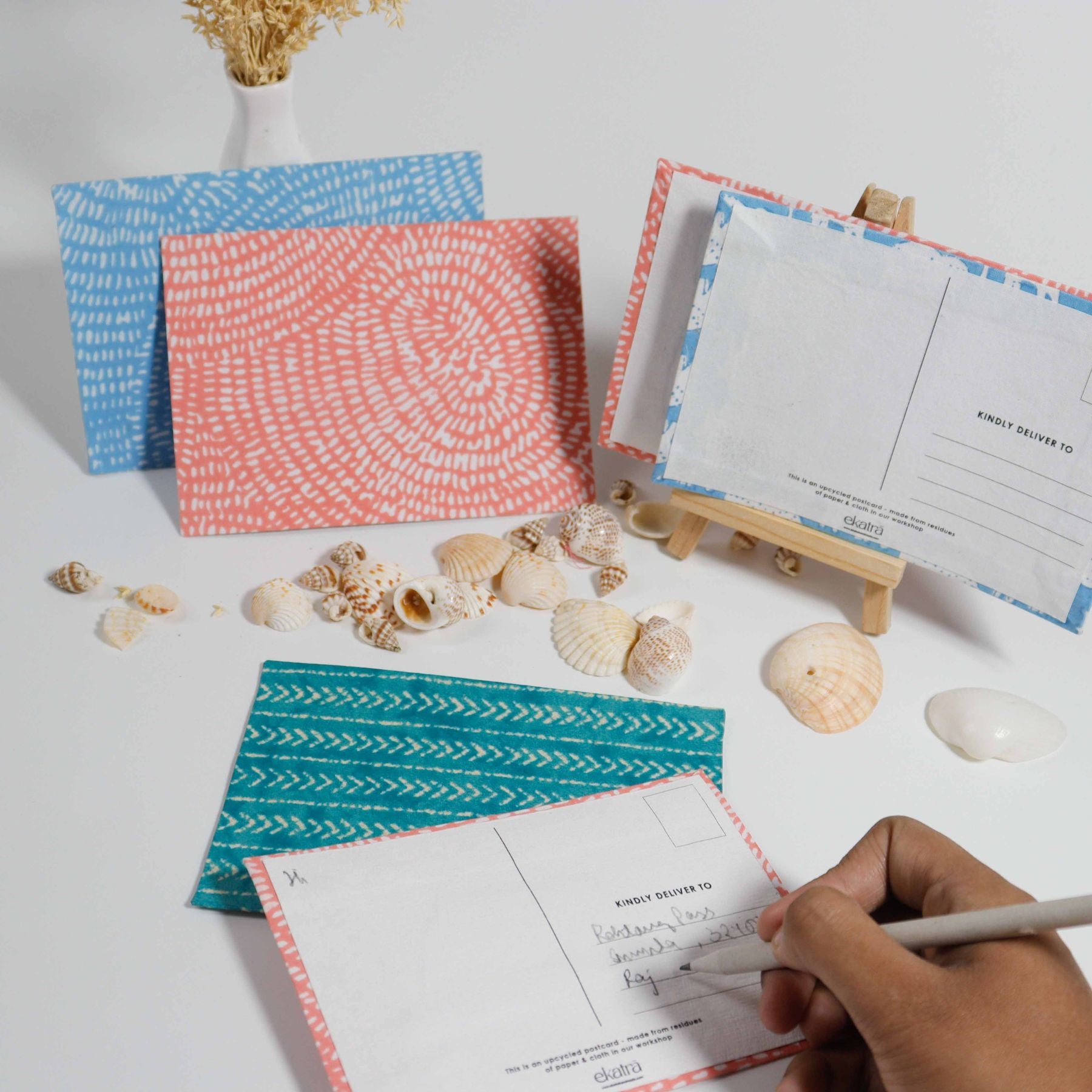 Up-cycled Postcards – Recycled Paper Cards for Handwritten Notes & Wall ...