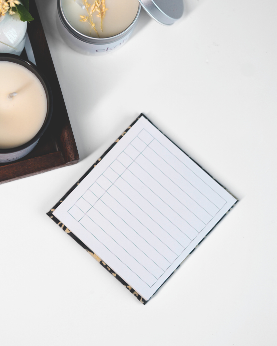 Grid Terable block pad/deskpad by Ekatra – ekatrahandmade.com