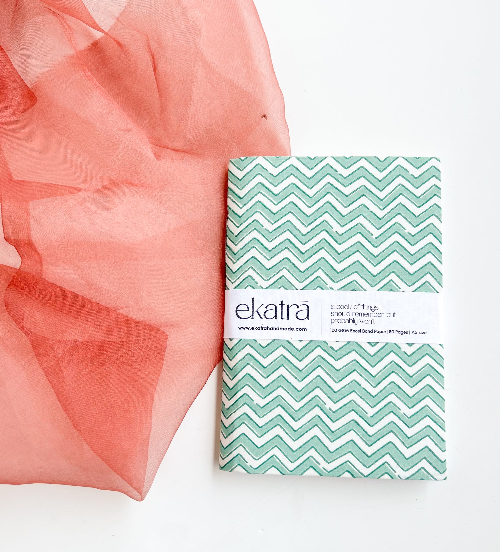 Handcrafted Sustainable A5 Unruled 100 GSM paper Journal by Ekatra ...