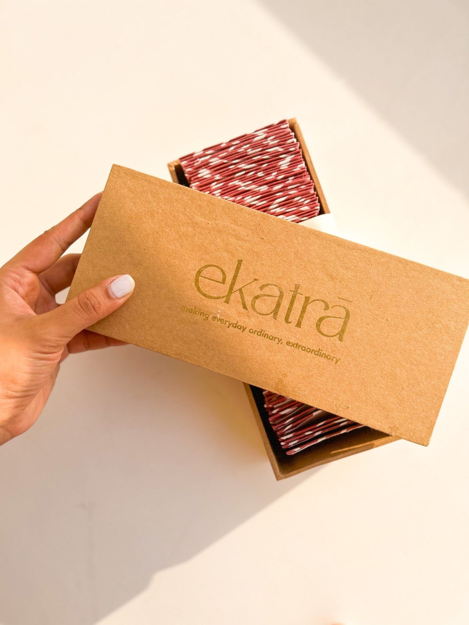 Affirmation Box - Daily Ritual by Ekatra | Handmade Inspiration Cards ...