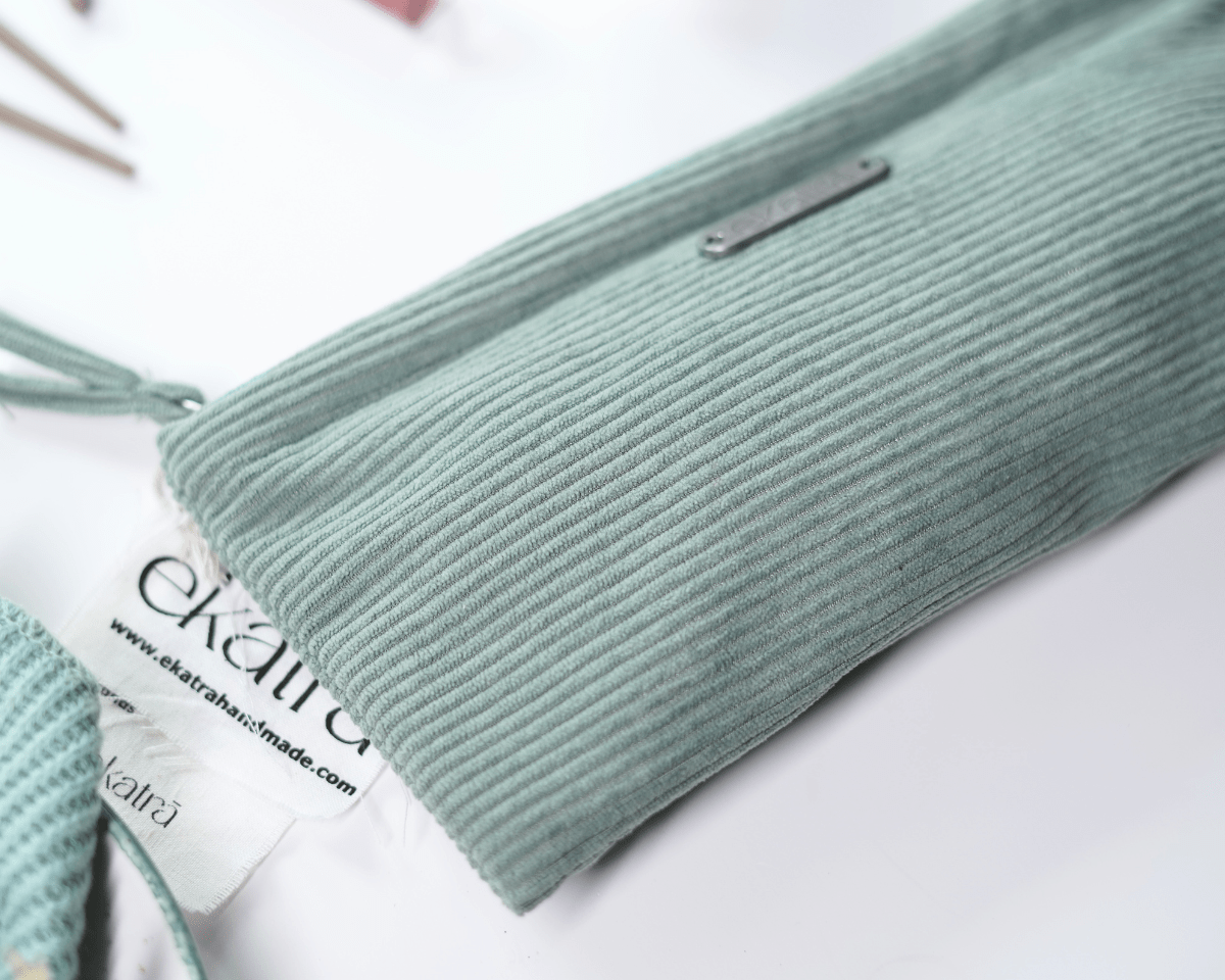 Corduroy Small Pouch | Handcrafted Organic Cotton Travel Pouch ...