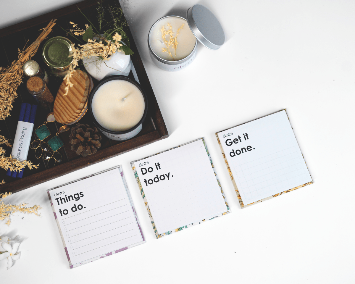 Mini Ruled Tearable Block Pad by Ekatra | Portable Journaling & To-Do ...